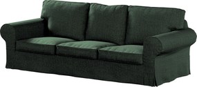 Potah na pohovku IKEA Ektorp 3-místná rozkládací, NOVÝ MODEL 2013 barva zelená látka pletený vzor