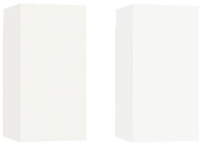 4dílný set TV skříněk bílý kompozitní dřevo - Default Title