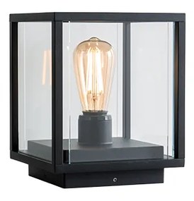 REDO Group 9109 Vitra, černá venkovní lampa 1xE27 max. 15W, výška 24,5cm, IP54