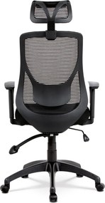 Kancelářská ergonomická židle ALBERT — látka, černá