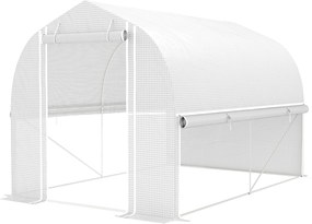 Zahradní skleník Outsunny 3 x 2 x 2 m - fóliový skleník se 4 okny a dveřmi | Aosom