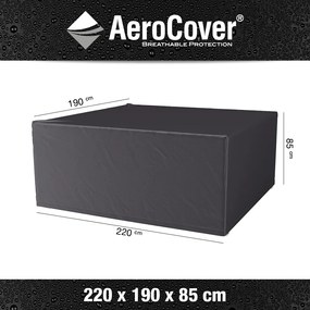 Obal na jídelní soupravu obdélník 220x190x85 cm Aerocover