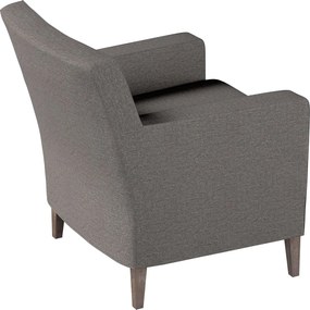 Potah na křeslo IKEA Karlstad barva šedá látka pletený vzor