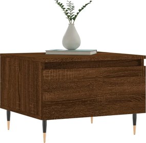 vidaXL Konferenční stolek 50 x 46 x 35 cm kompozitní dřevo [830858] Barva: kouřový dub