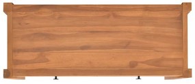 Petromila Psací stůl se 2 zásuvkami 100 x 40 x 75 cm teakové dřevo