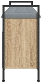 Lavice s botníkem dub sonoma 105,5x32x57,5 cm kompozitní dřevo - Default Title