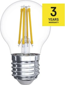 Emos lighting LED žárovka Filament Mini Globe 6W E27 teplá bílá