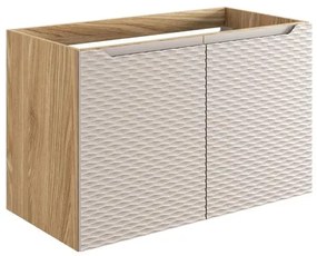 Koupelnová skříňka OCEAN béžová 82-90-2D, pod umyvadlo 90