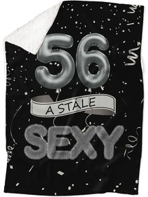 Deka Stále sexy – Černá (věk: 56, Podšití beránkem: ANO)