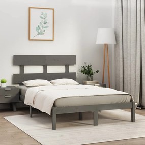 Rám postele bílý masivní dřevo 90 x 200 cm