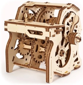 Ugears 3D dřevěné mechanické puzzle STEM výuková převodovka