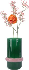 Zelená skleněná váza (výška 22 cm) Animado Anillo – PT LIVING