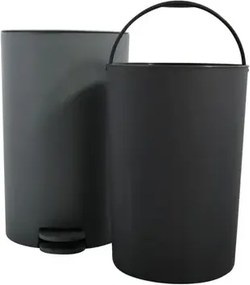 MSV OSAKI pedálový odpadkový koš 3 L matný šedý / plast
