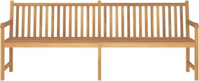 Zahradní lavice 228 cm masivní teakové dřevo 316624