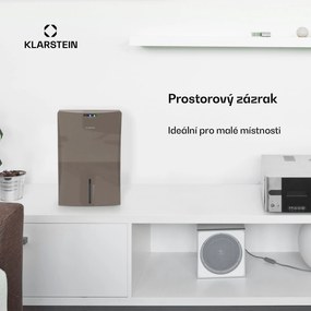 Klarstein Drybest 2000 2G, odvlhčovač vzduchu, ionizátor, 700 ml/24 h, 70 W, hnědá
