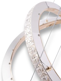Toolight Toolight, LED stropní osvětlení 59cm, 60W, 4000K, 5000lm, MS011-CP, růžové zlato, OSW-09623