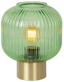 Lucide 45586/20/33 - Stolní lampa MALOTO 1xE27/40W/230V zelená/zlatá