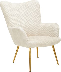XXXLutz KŘESLO UŠÁK, kov, textil, béžová Ambia Home - Křesla ušáky - 002674010701