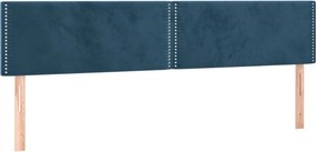 Box spring postel s matrací tmavě modrá 120x190 cm samet 3269993
