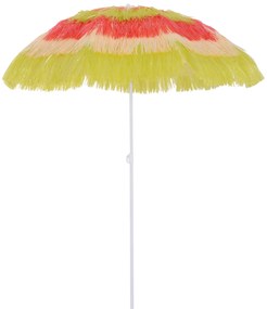 Outsunny slunečník Havajský slunečník Plážový slunečník 160 cm barevný, párty slunečník Zahradní slunečník v různých barvách, 4 modely pro zahradu a …