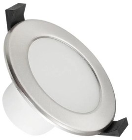 NEDES | LED Koupelnové podhledové svítidlo LED/7W/230V 4000K stříbrná IP44 | ND3192