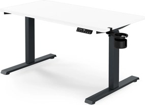 Elektrický stůl s nastavením výšky ergonomický antracitově-bílý, 1200x600 mm: ARIA