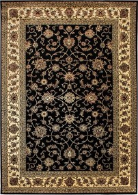 Ayyildiz, AKCE: 120x170 cm Kusový koberec Marrakesh 210 black, černá, kancelář