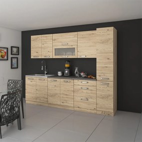 BORDEAUX bb | dolní skříňka 40 D 4S zásuvková | 40 cm | dub bordeaux