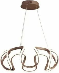 Luxera PASSO závěsné LED svítidlo hnědá / 1x38W / 2520lm / 3000K