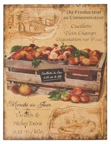 Cedule Antic Line Marche Du Jour, 33 x 25 cm