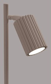 Taupe kovová stolní lampa (výška 43 cm) Gleam – Sollux