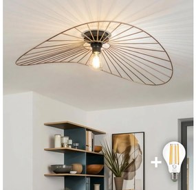 Brilagi - LED Přisazený lustr CERIA WIRE 1xE27/40W/230V 60x80 cm bronz