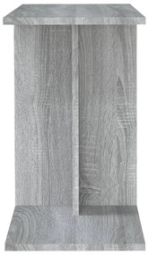 Odkládací stolek šedý sonoma 50 x 30 x 50 cm kompozitní dřevo - Default Title