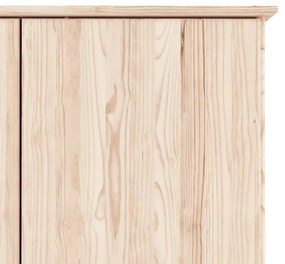 Šatní skříň ALTA 90 x 55 x 170 cm masivní borové dřevo - Default Title
