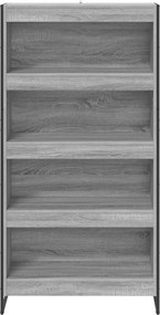 Knihovna 80 x 30 x 155 cm Kompozitní dřevo Šedá Sonoma 3403007