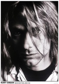Plakát, Obraz - Kurt Cobain - Japan 1992, (59.4 x 84.1 cm)