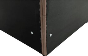 Válenda AURIA UNI 90x200 s úložným prostorem, hnědá Taupe Trinity 06 Kondela 0000395672