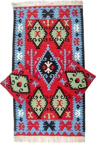 Vlněný Kilim "Kotel"