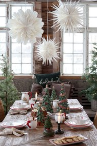 Vánoční keramická mísa Chalet de Noël – Ø 21*6,5 cm / 800ml