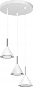Závěsná Stropní Lampa Led Loft Lustr Chrom