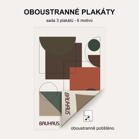 Sada oboustranných plakátů Abstrakt | 3 x A3 | DP3351443