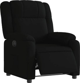 Elektrické polohovací křeslo černé textil 3205180