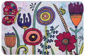 Textilní koupelnová předložka 45x70 cm Rollin'Art Full Bloom – Wenko