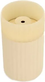 Airbi CANDLE béžová / Aroma difuzér / Efekt hořící svíčky / Ultrazvuko