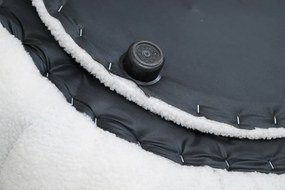 Otočné designové křeslo BLOOM s taburetem, světle zelená
