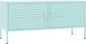 TV skříňka mátová 105 x 35 x 50 cm ocel 336230