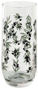 Nápojová sklenička s olivami – 280 ml