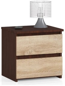 Noční stolek CL2 2SZ CLP wenge / sonoma