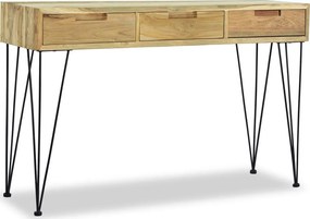 vidaXL Odkládací stolek, masivní teak, 120x35x76 cm [244573]