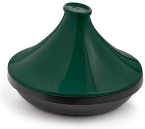Emile Henry Keramická tajine na indukci Delight Colorama, víko cedrově zelená, Ø 33 cm 076632